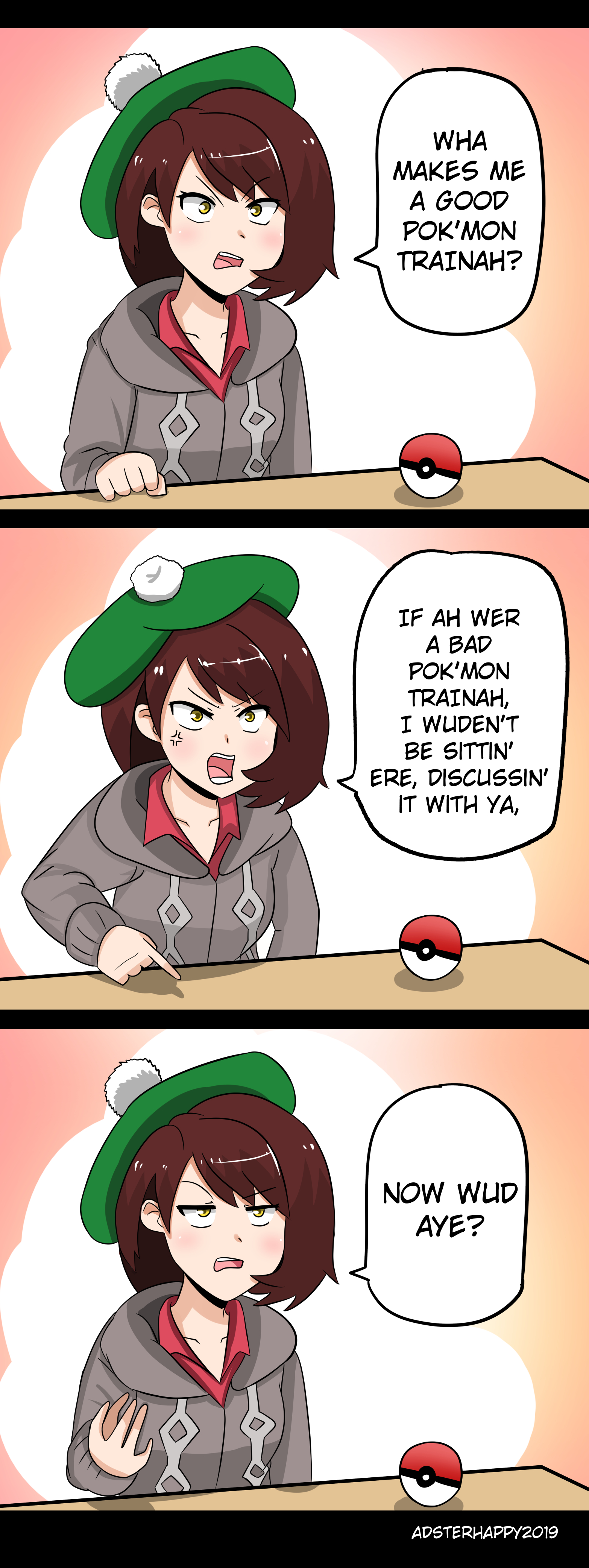 The Big ImageBoard (TBIB) - 1girl adster anger vein angry beret brown ...