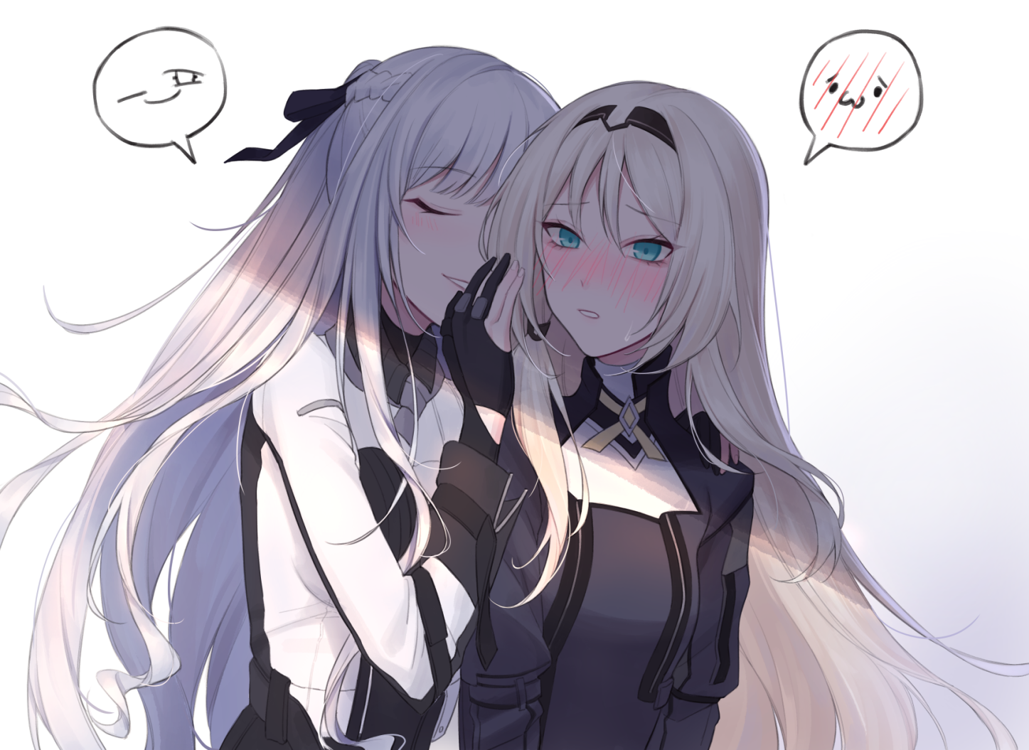 The Big ImageBoard (TBIB) - 2girls ak-12 (girls frontline) an-94 (girls frontline) aqua eyes ...