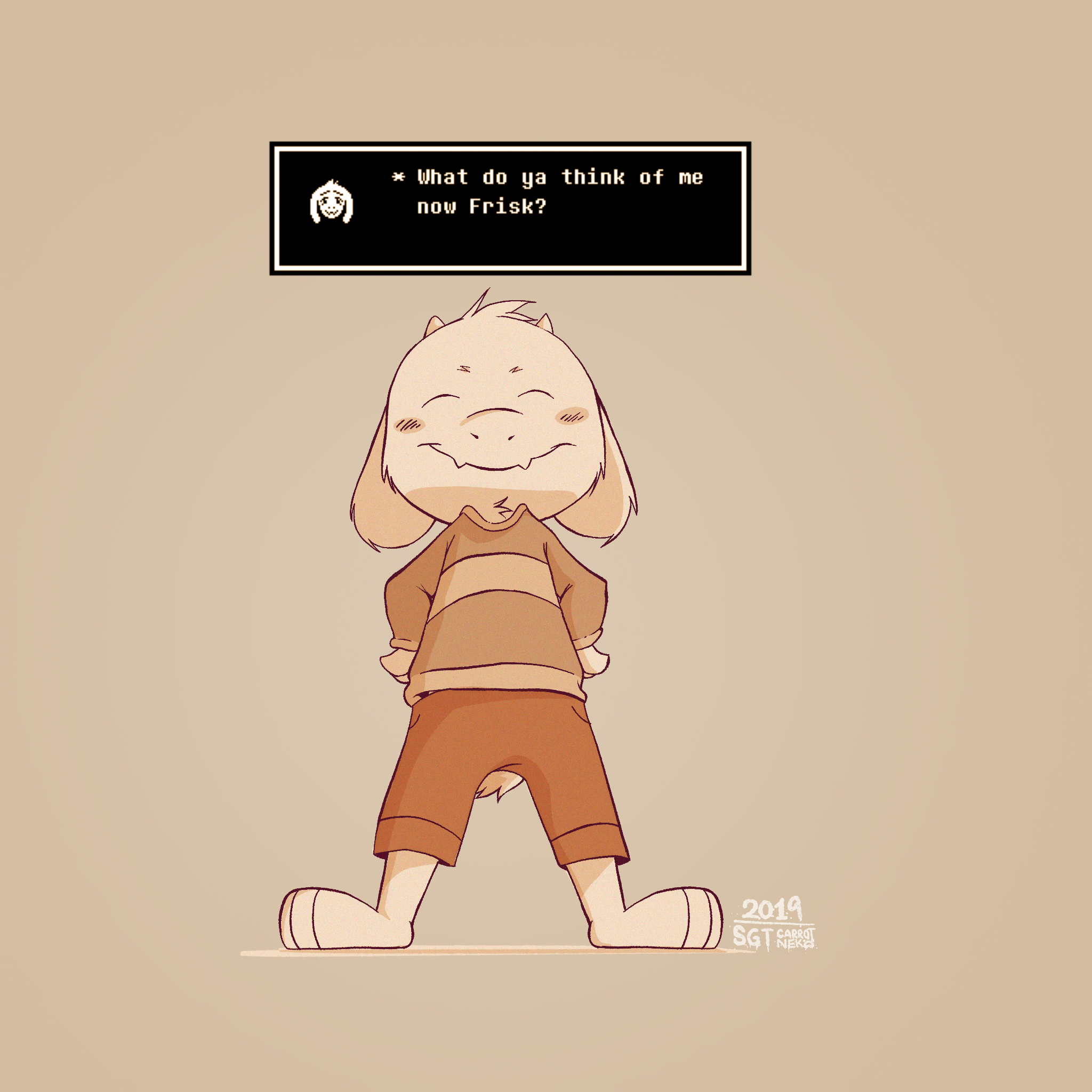 The Big ImageBoard (TBIB) - 1:1 2019 anthro asriel dreemurr blush boss monster (undertale) bovid ...