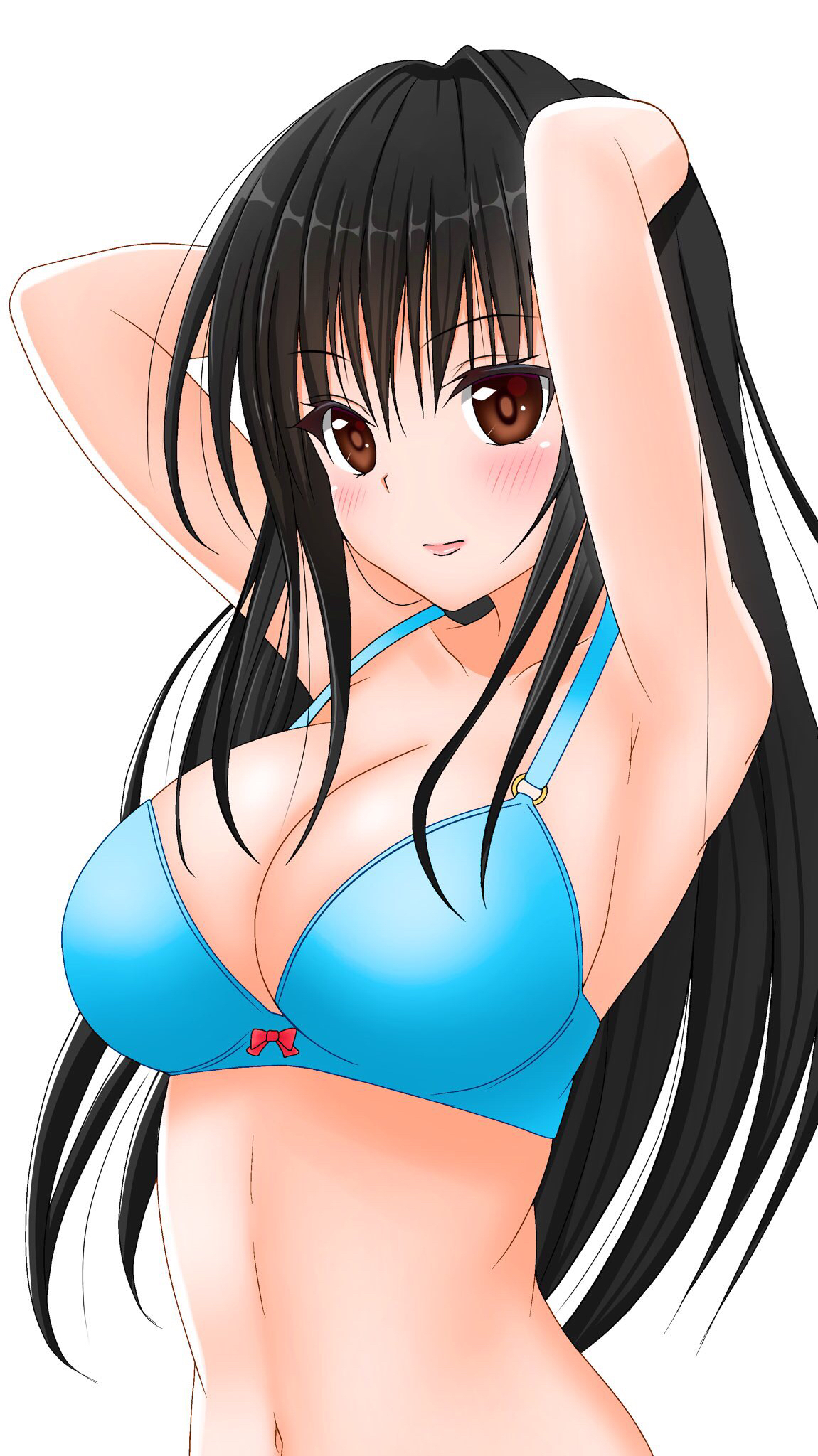The Big Imageboard Tbib 1girl Armpits Arms Behind Head Arms Up Bare