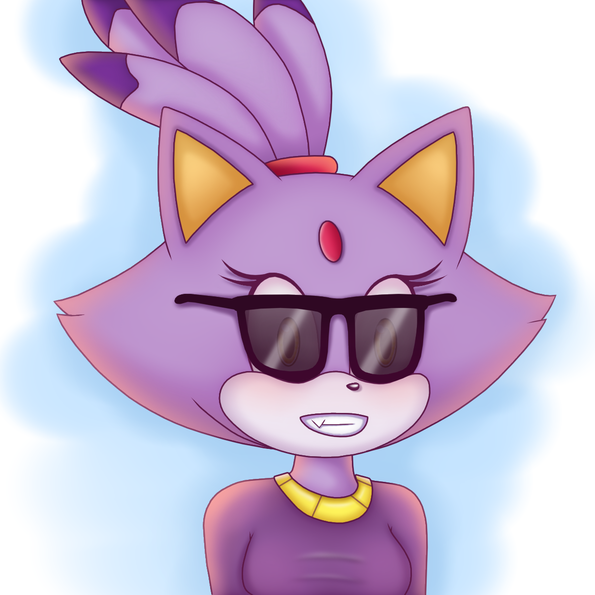 The Big Imageboard Tbib 2019 Anthro Blaze The Cat Blush Breasts