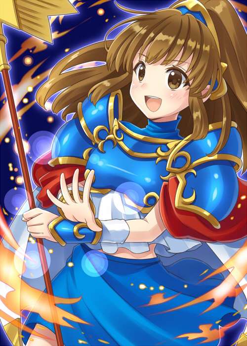 The Big Imageboard Tbib 1girl D Arle Nadja Arm Guards Armor Bangs