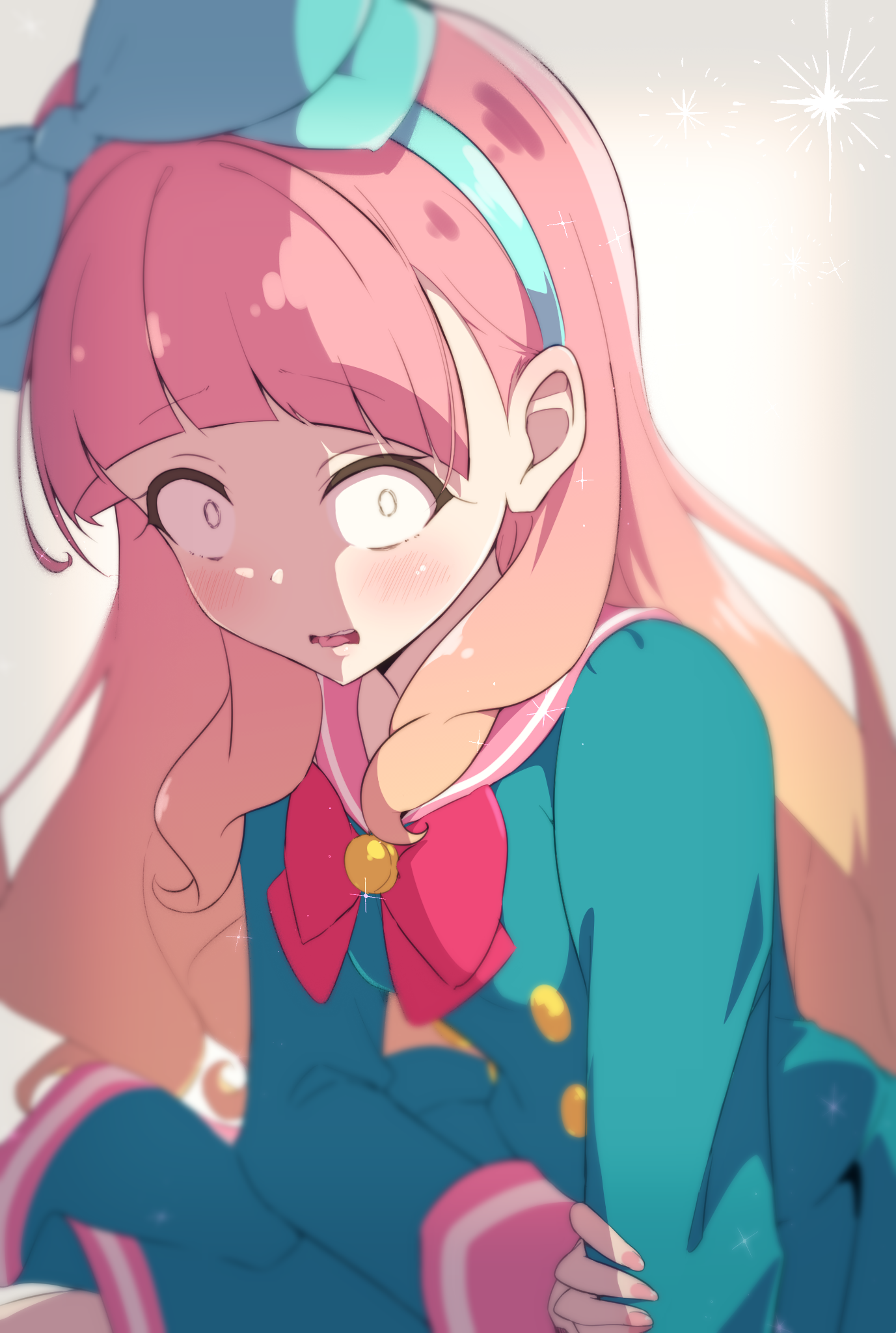 The Big ImageBoard (TBIB) - 1girl aikatsu! (series) aikatsu friends! bangs blue bow blunt bangs ...