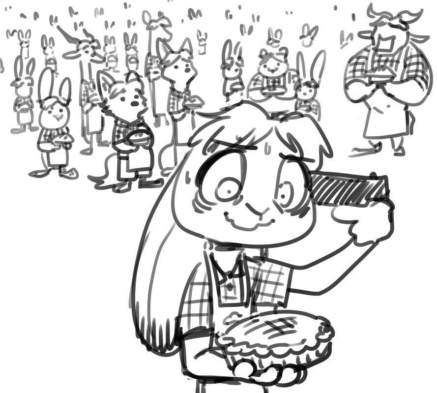 The Big ImageBoard (TBIB) - 2018 ambiguous gender antelope anthro apron barefoot black and white ...