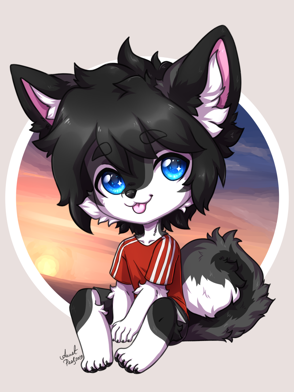 The Big ImageBoard (TBIB) - 2019 3:4 4 toes ambiguous gender annetpeas anthro barefoot black ...