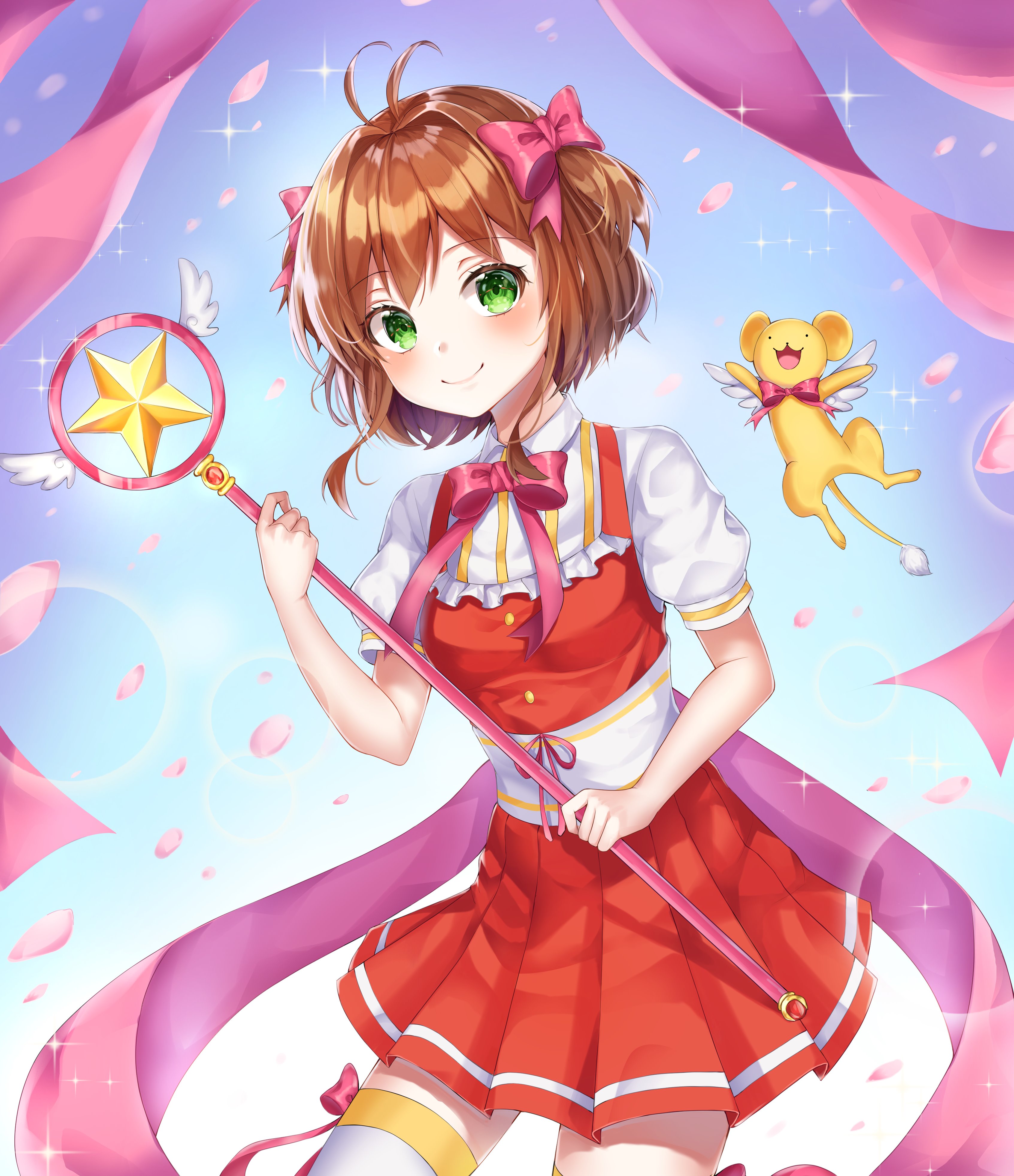 The Big ImageBoard (TBIB) - 1girl absurdres antenna hair bad id bad twitter id blush bow brown ...