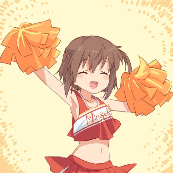 The Big Imageboard Tbib 1girl Arm Up Armpits Arms Up Bangs Bare