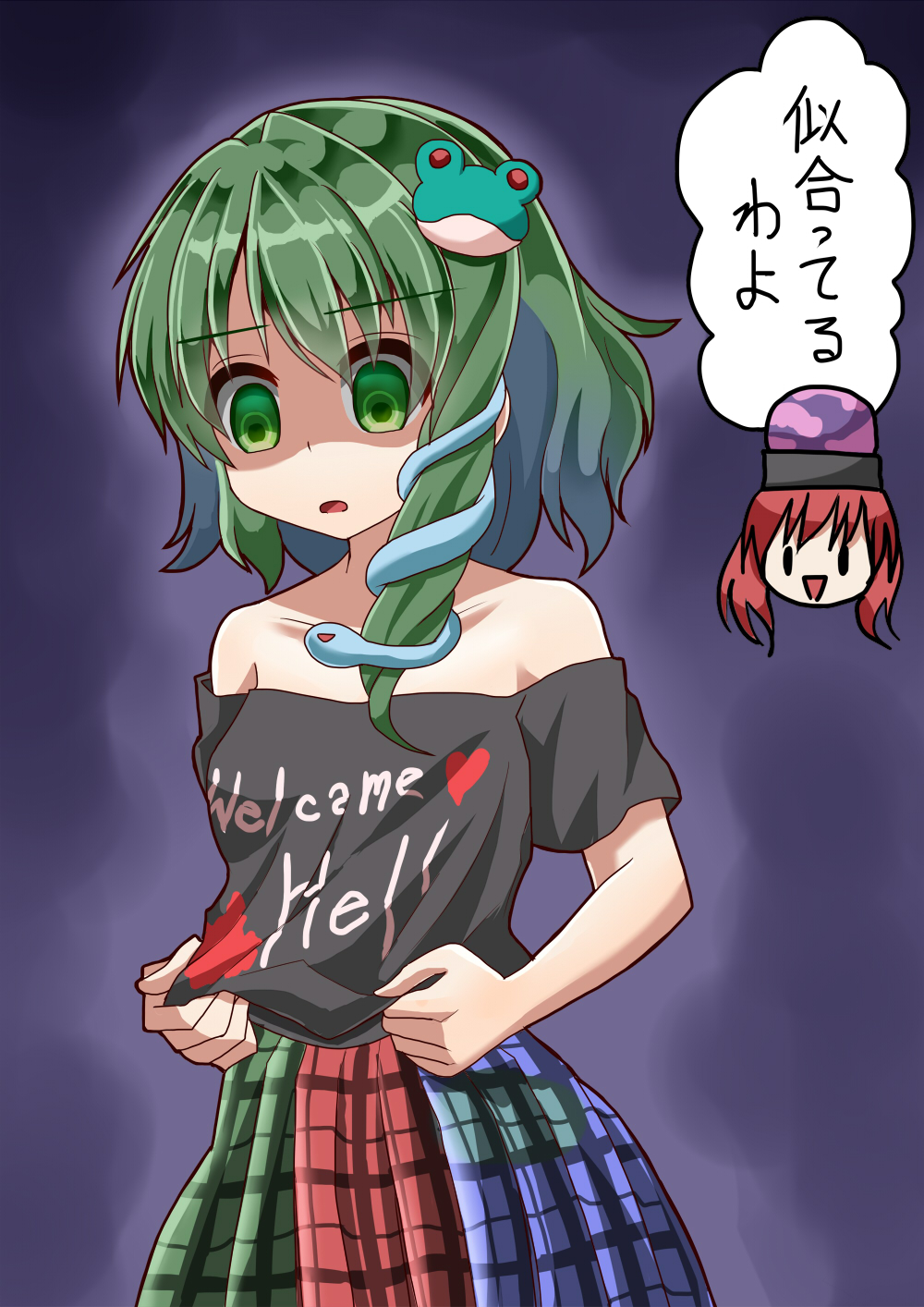 The Big Imageboard Tbib 2girls D Bangs Bare Shoulders Black