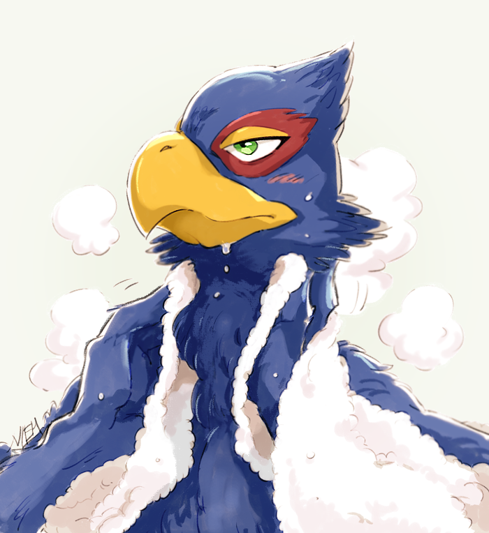 The Big Imageboard Tbib Anthro Avian Beak Bird Blush Falco Lombardi