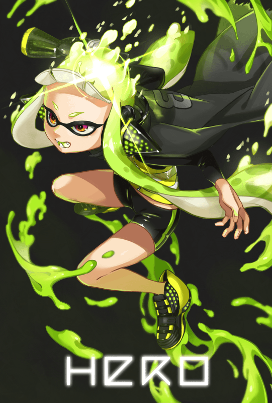 The Big ImageBoard (TBIB) - 1girl agent 3 (splatoon) bike shorts black ...