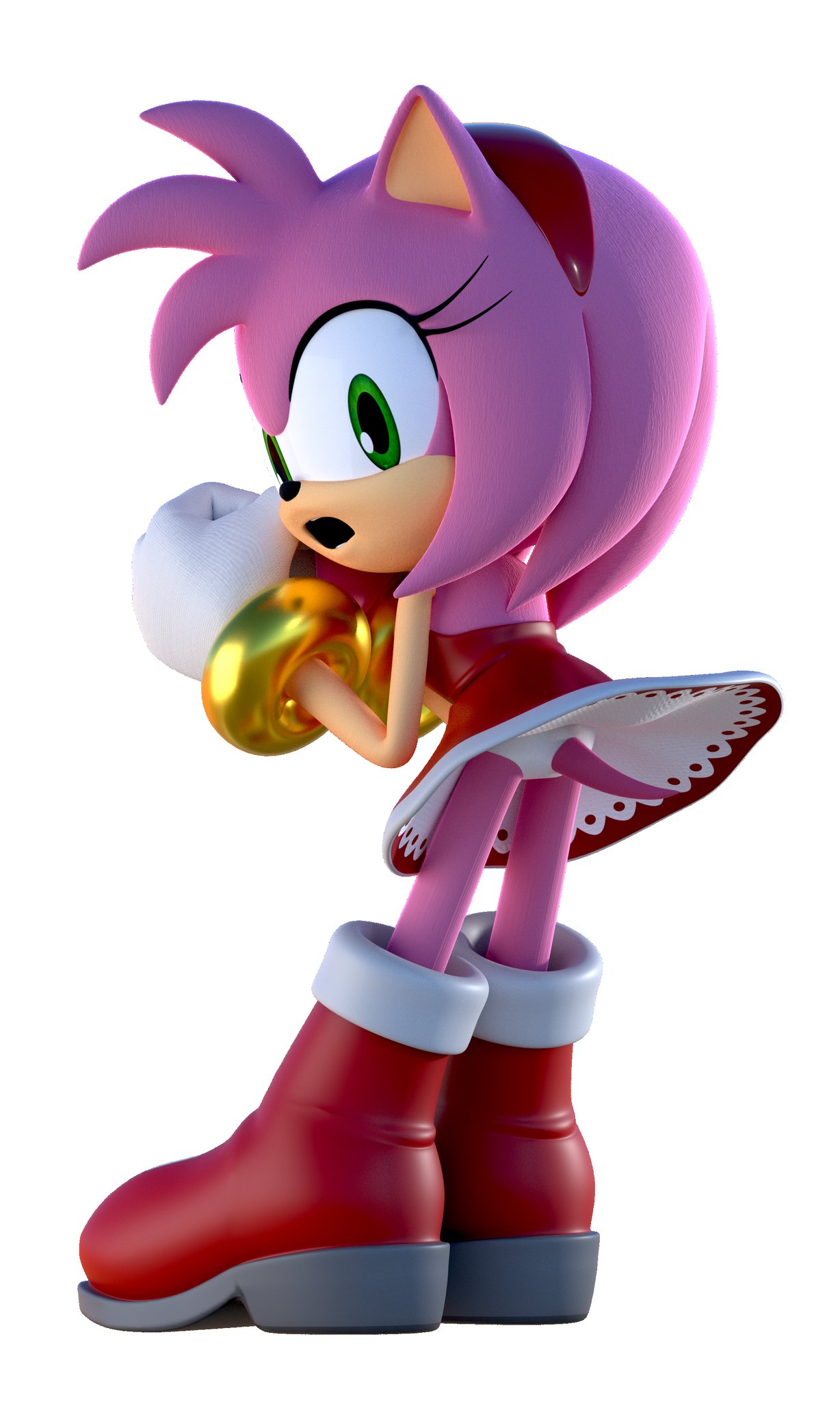 The Big Imageboard Tbib 3d 3d Artwork Amy Rose Anthro Big Eyes