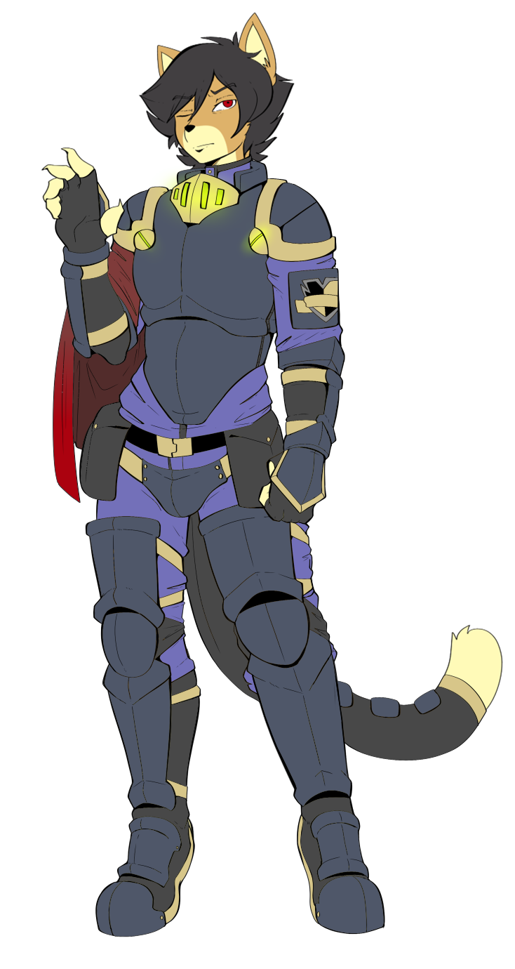 The Big ImageBoard (TBIB) - alpha channel anthro armor clothed clothing domestic cat felid ...