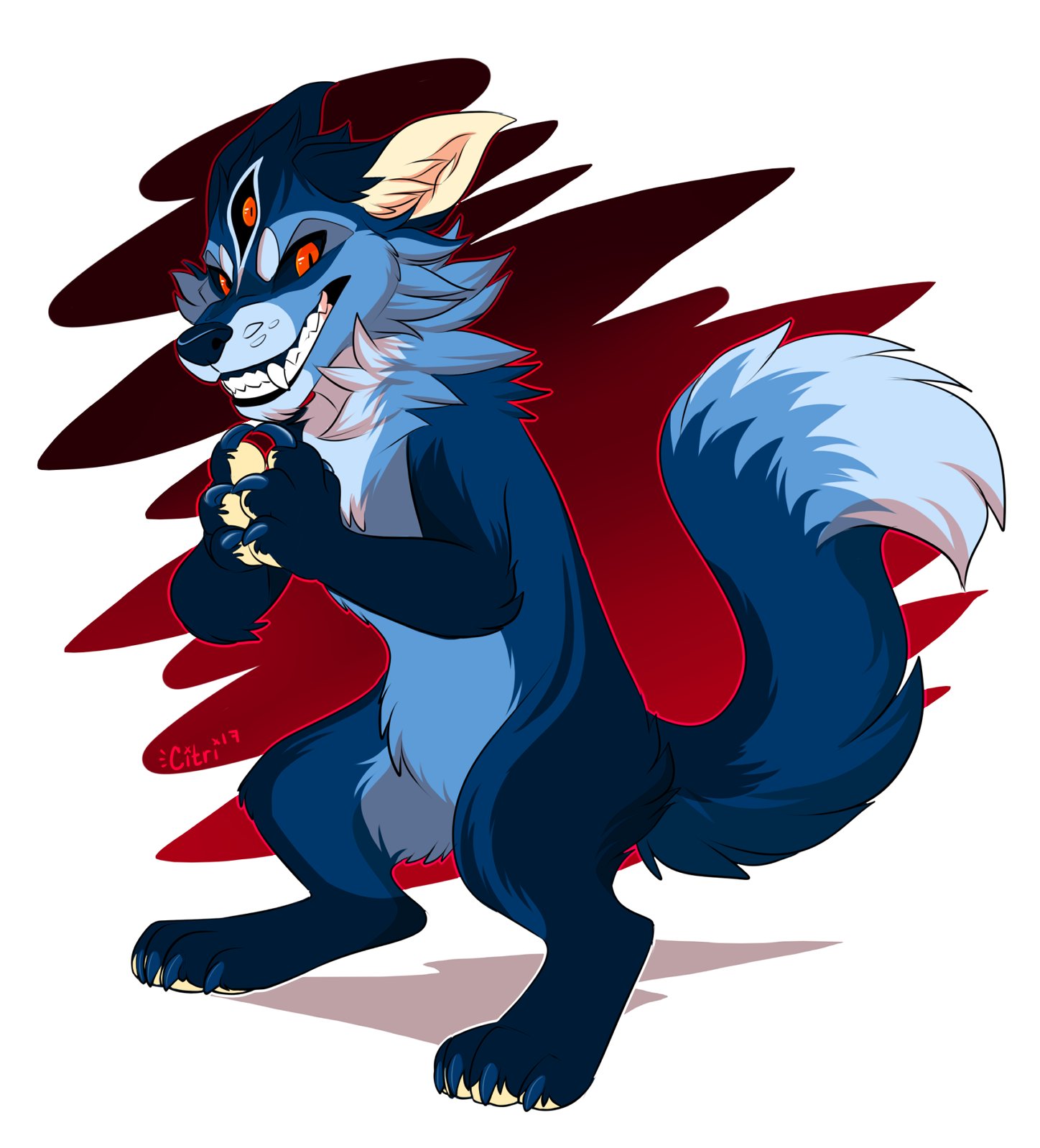 The Big Imageboard Tbib 2017 Ambiguous Gender Blue Body Blue Fur