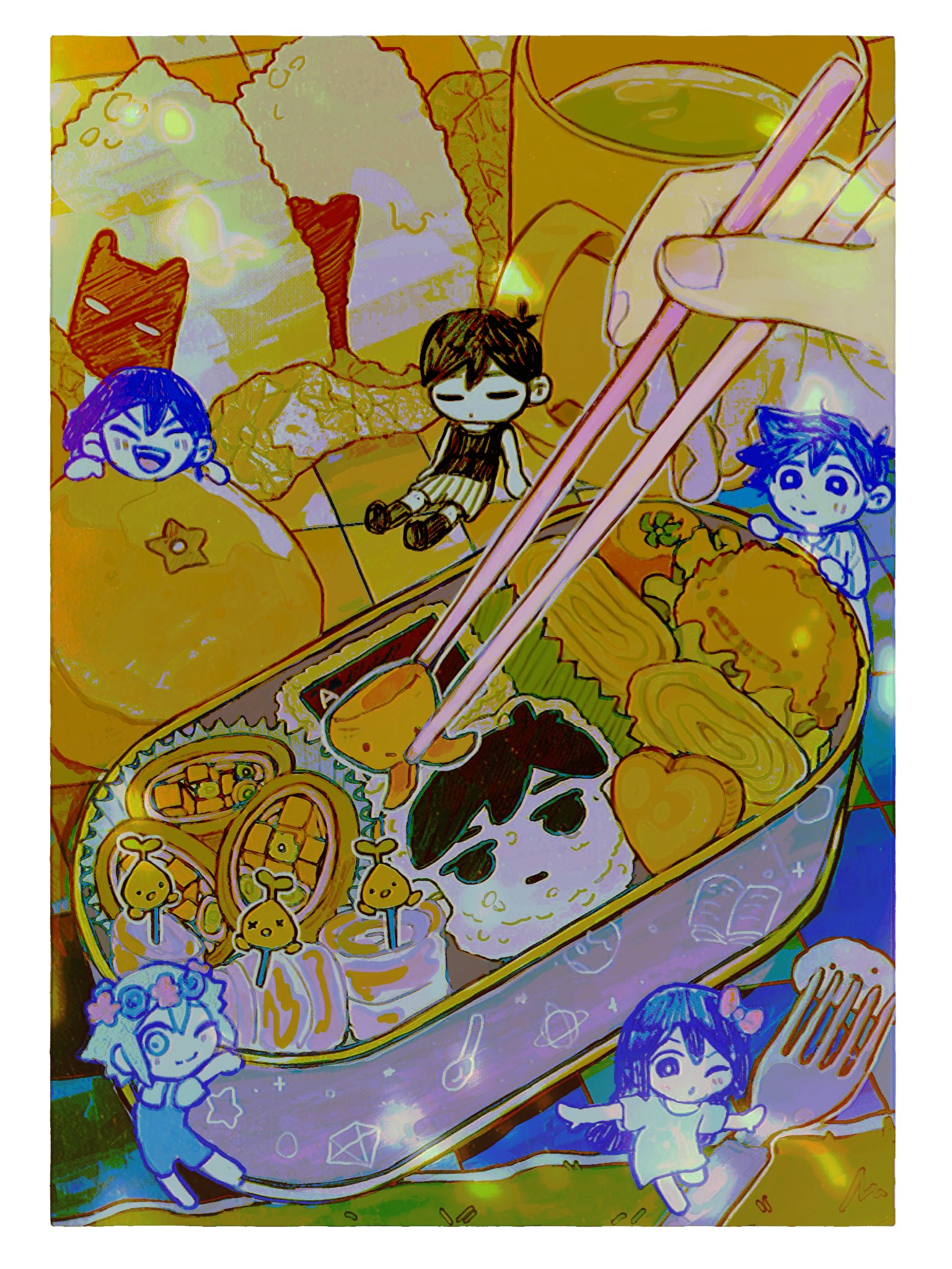 The Big ImageBoard (TBIB) - 1girl 4boys aubrey (headspace) (omori ...