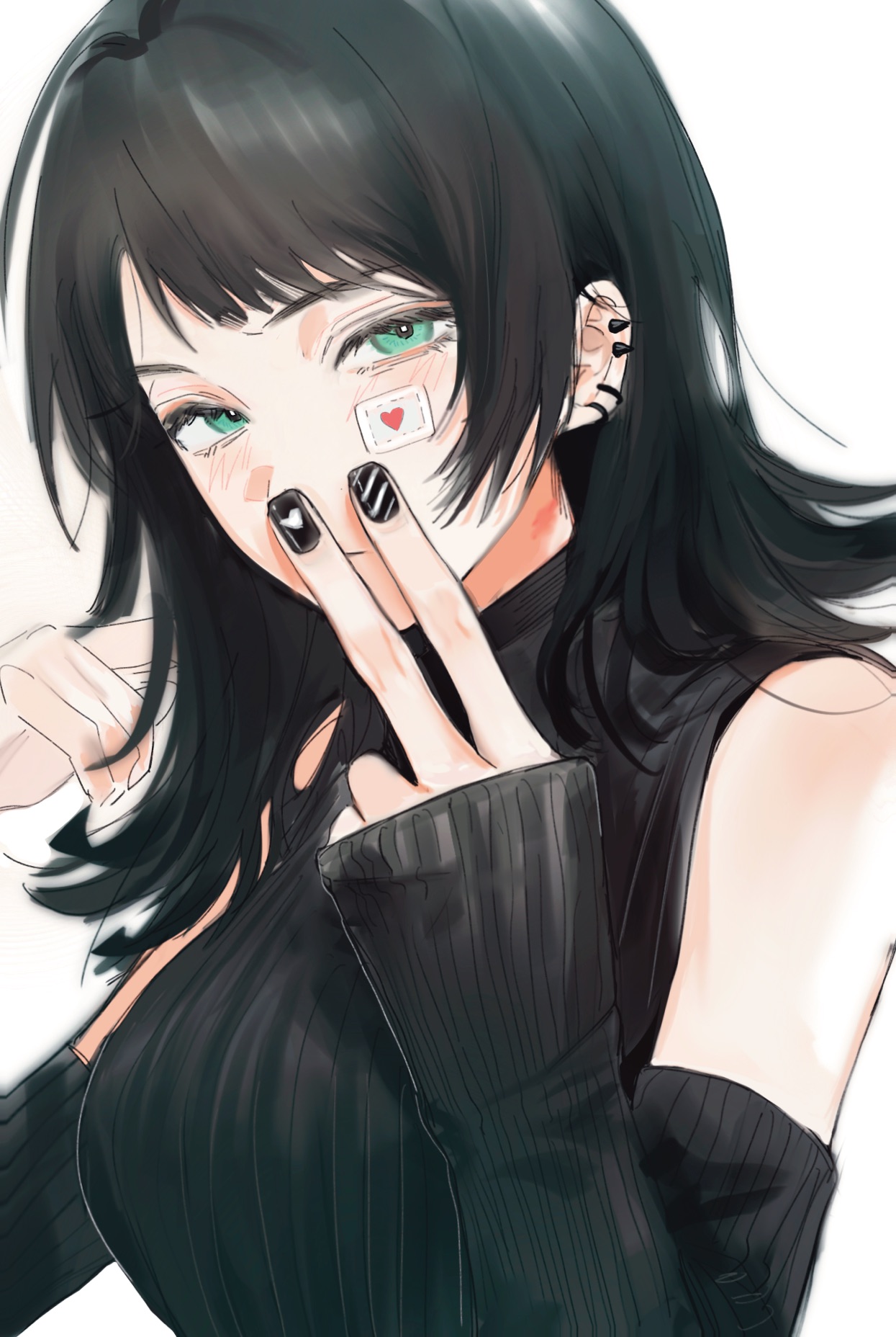 The Big ImageBoard (TBIB) - 1girl bang dream! bang dream! it's mygo!!!!! black hair black nails ...