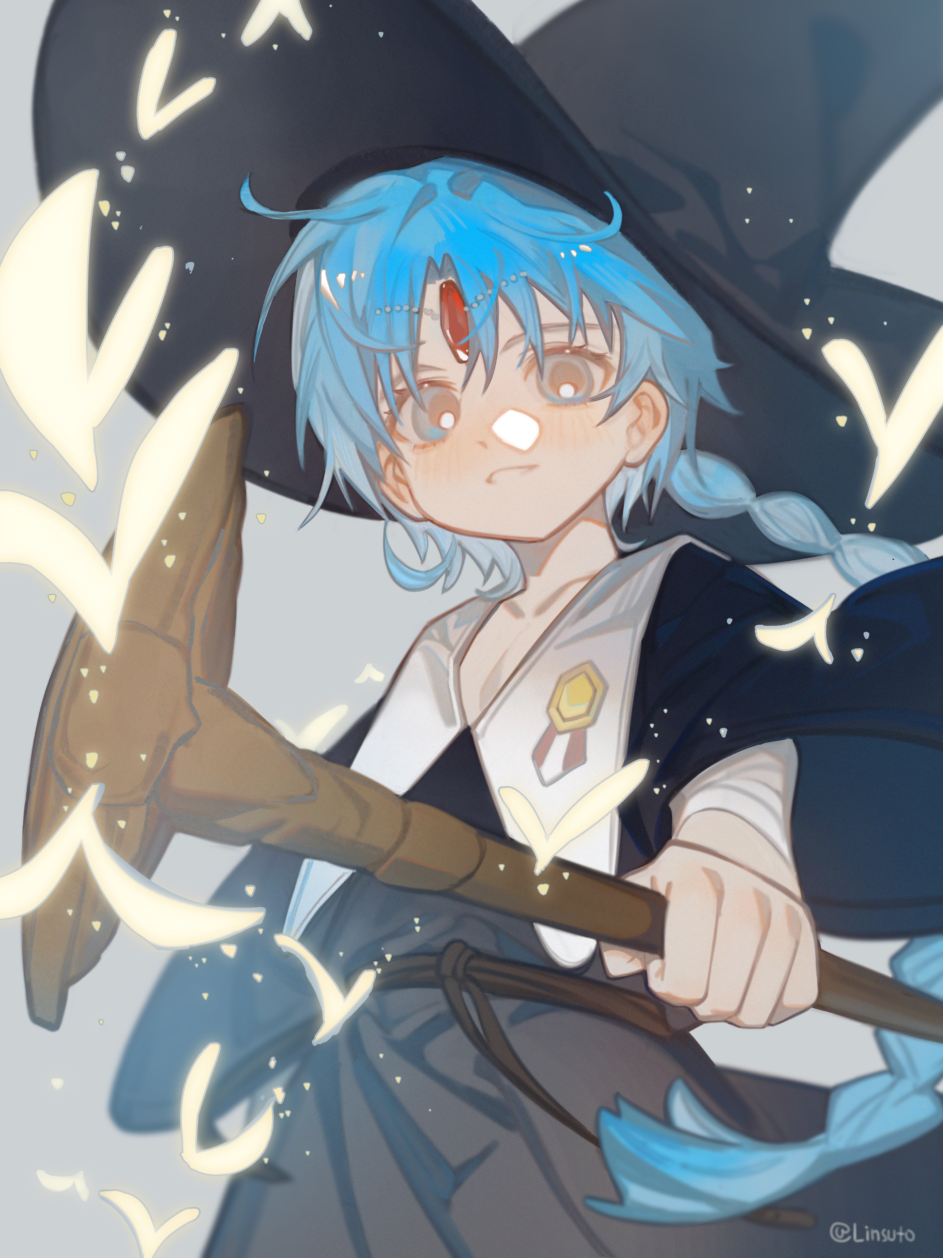 The Big ImageBoard (TBIB) - 1boy absurdres aladdin (magi) black robe ...