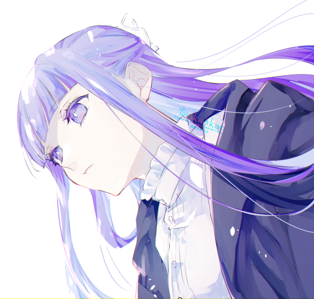 The Big ImageBoard (TBIB) - 1girl aka mikan black coat blunt bangs ...