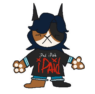 The Big ImageBoard (TBIB) - anthro appelsaus apple inc. black body black fur black hair bovid ...