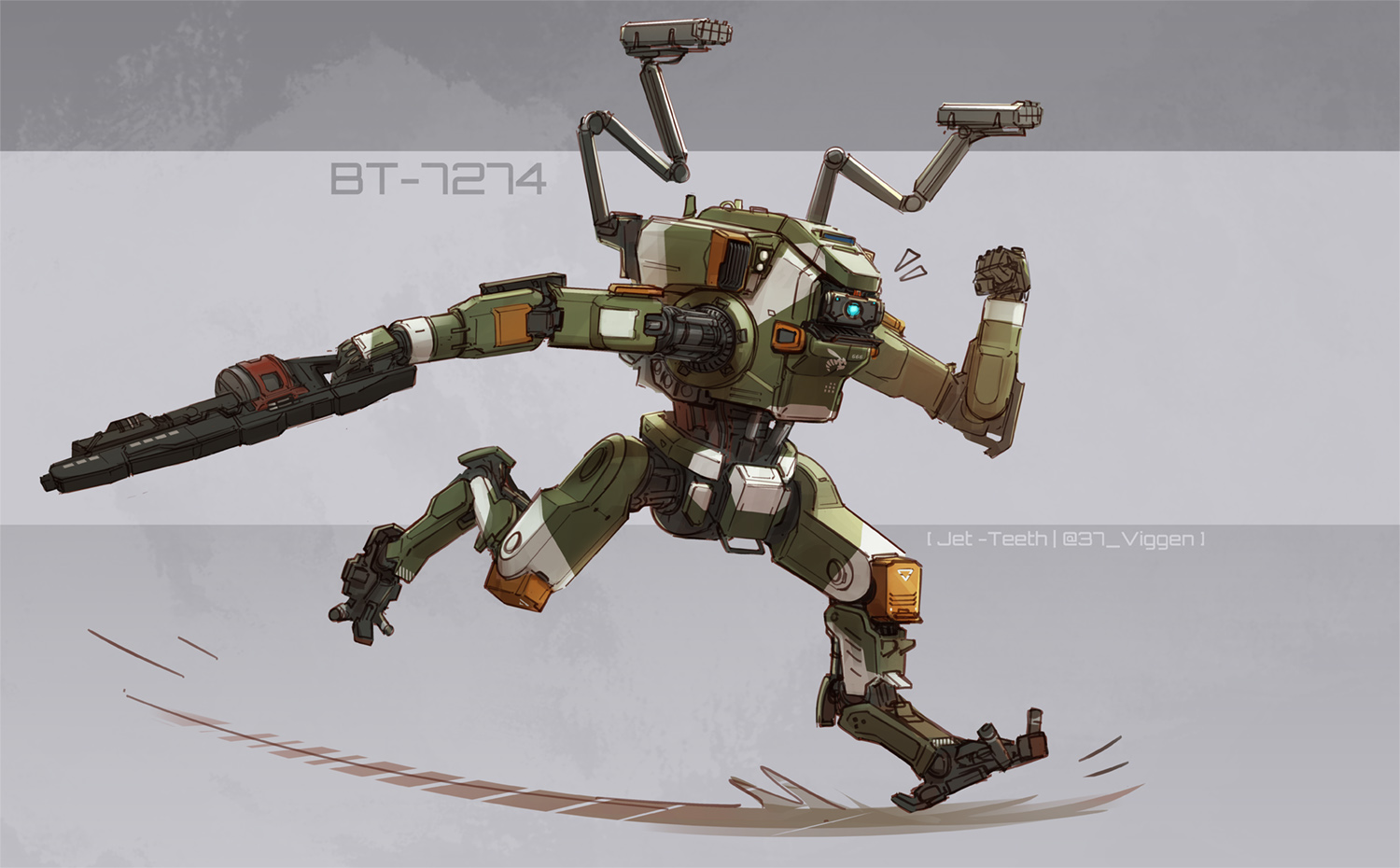 The Big ImageBoard (TBIB) - 37 viggen bt-7274 gun humanoid robot ...