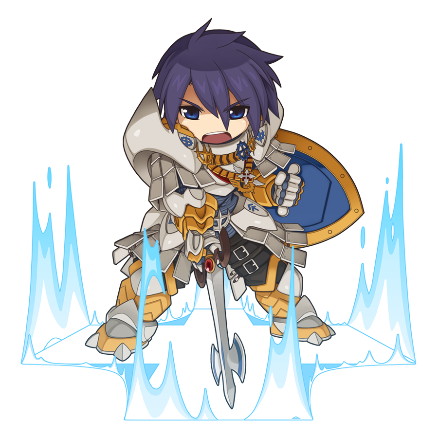 The Big ImageBoard (TBIB) - 1boy armor armored boots blue eyes boots ...