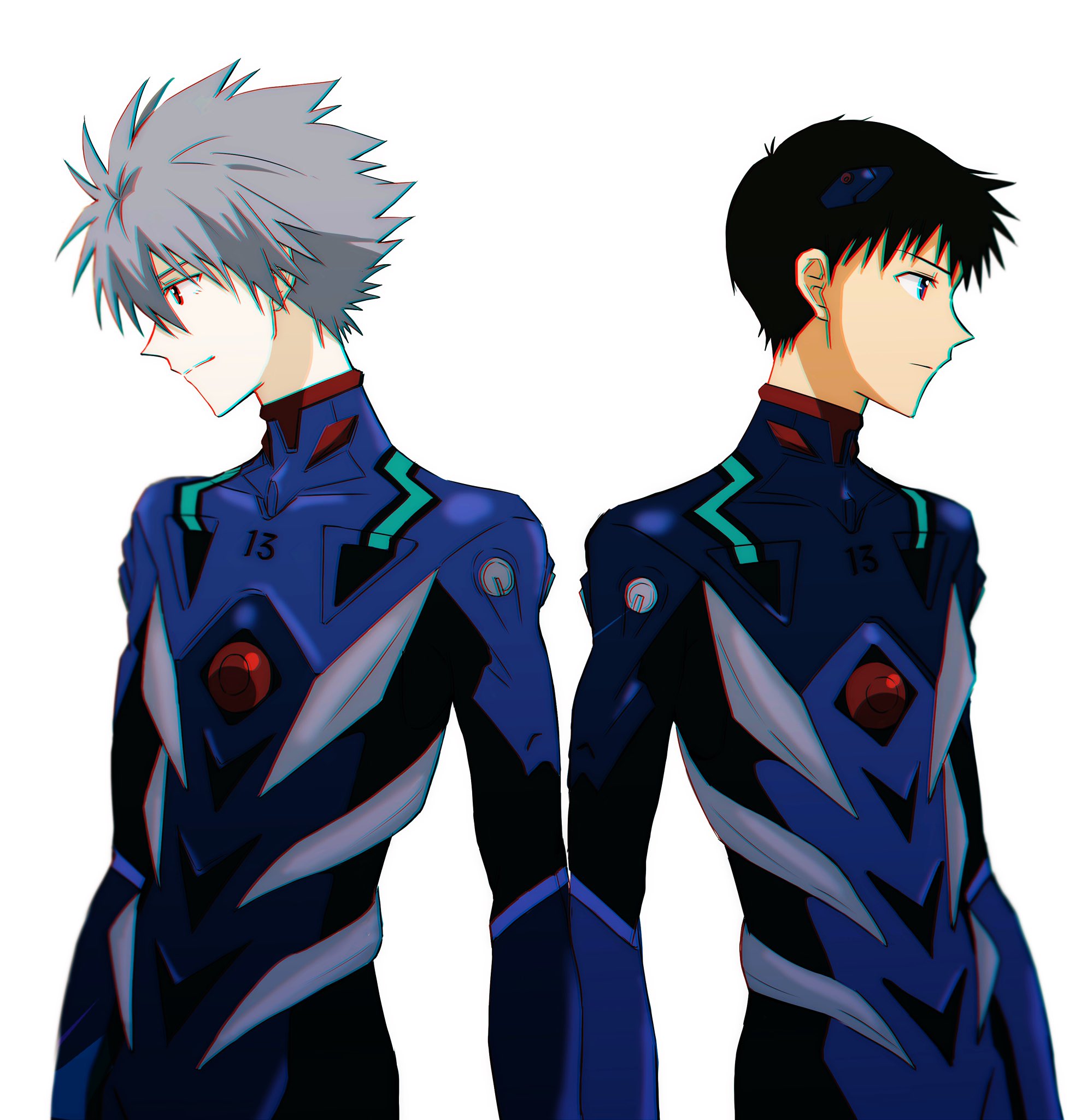 The Big ImageBoard (TBIB) - 2boys black hair brown eyes closed mouth ...