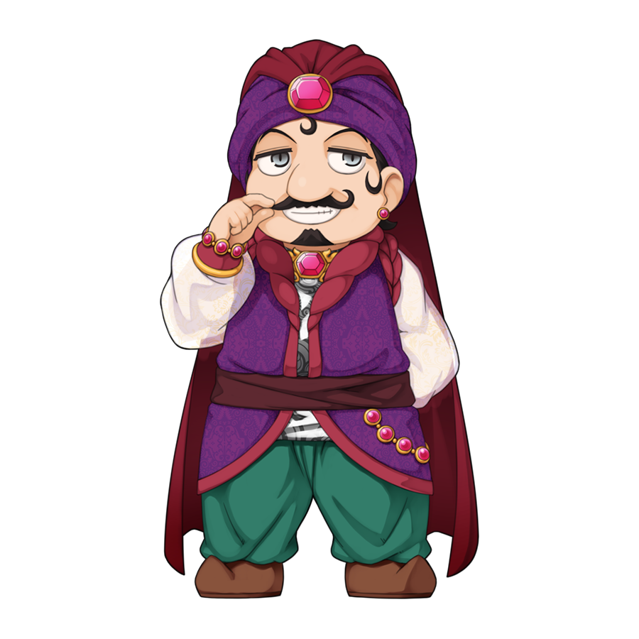 The Big ImageBoard (TBIB) - 1boy arabian clothes black hair cape chibi ...