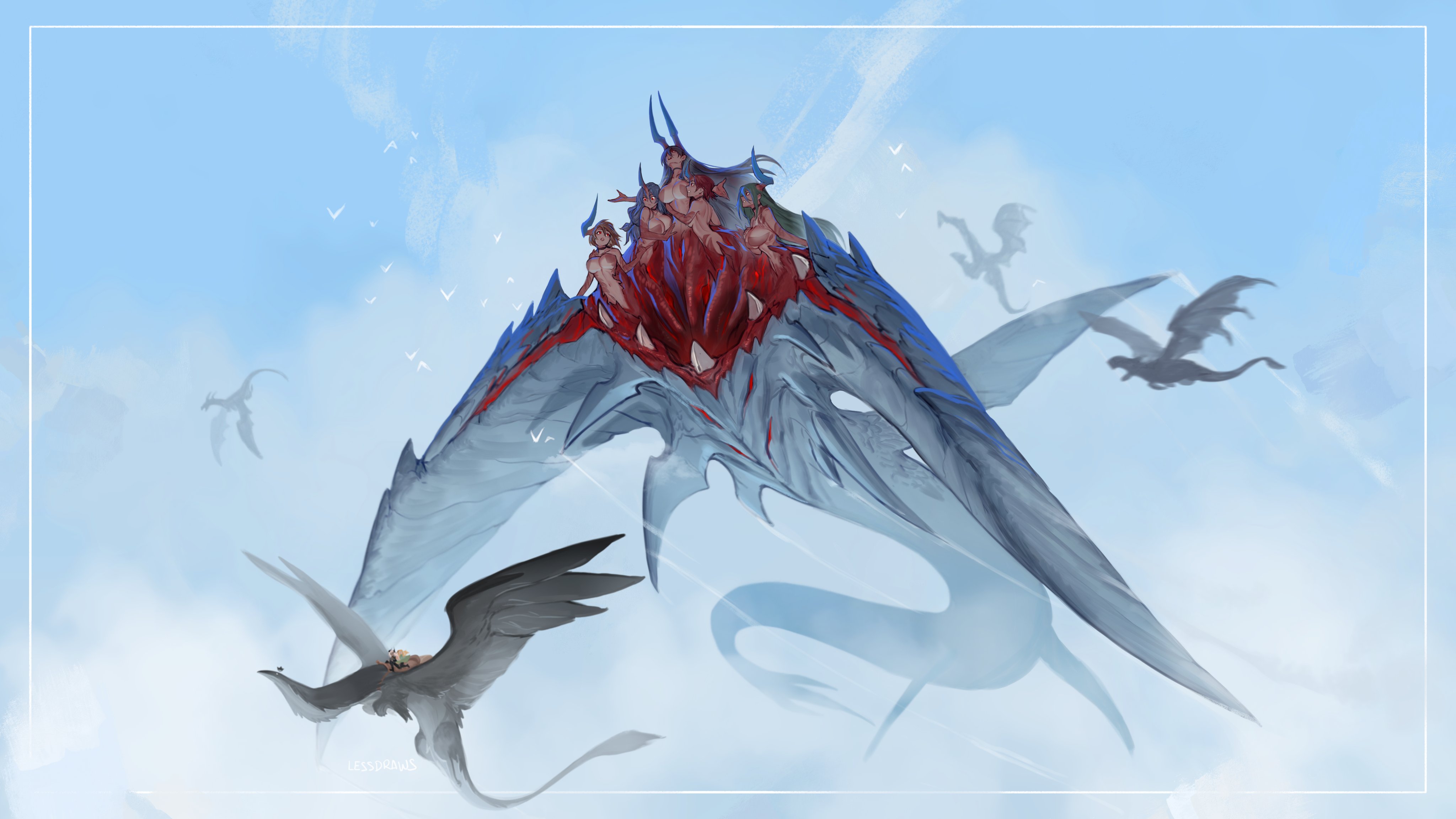 The Big ImageBoard (TBIB) - 6+girls absurdres aiko (less) artist name ...