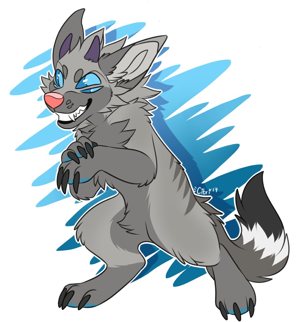 The Big ImageBoard (TBIB) - 2017 blue eyes canid canine citrinelle claws digital media (artwork ...