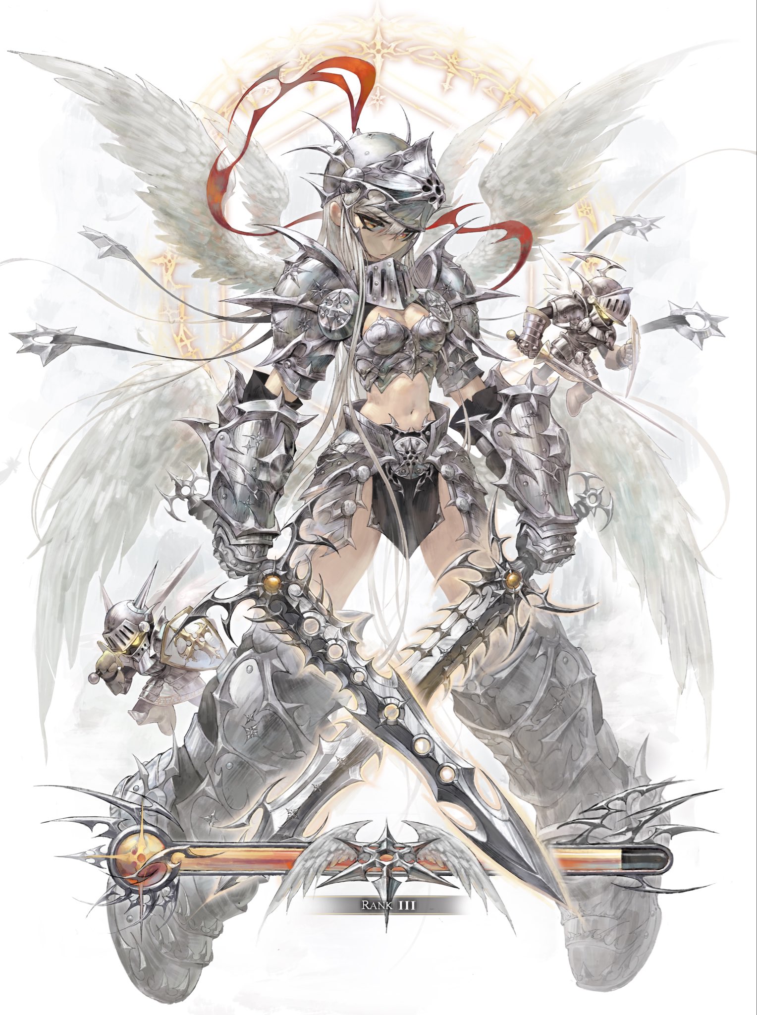 The Big ImageBoard (TBIB) - 1girl armet armor b0throps black loincloth ...
