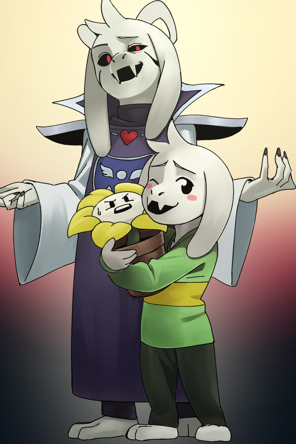 The Big ImageBoard (TBIB) - 2:3 ambiguous gender anthro asriel dreemurr asriel dreemurr (god ...