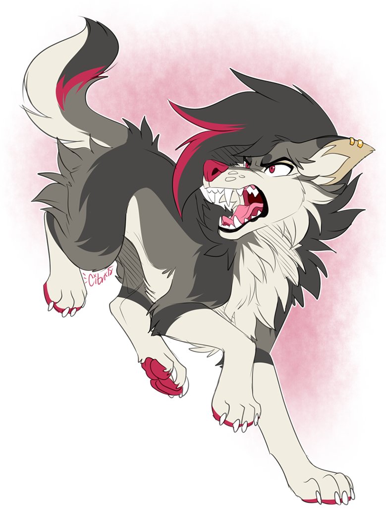 The Big ImageBoard (TBIB) - 2018 black fur black hair black lips canid canine canis citrinelle ...