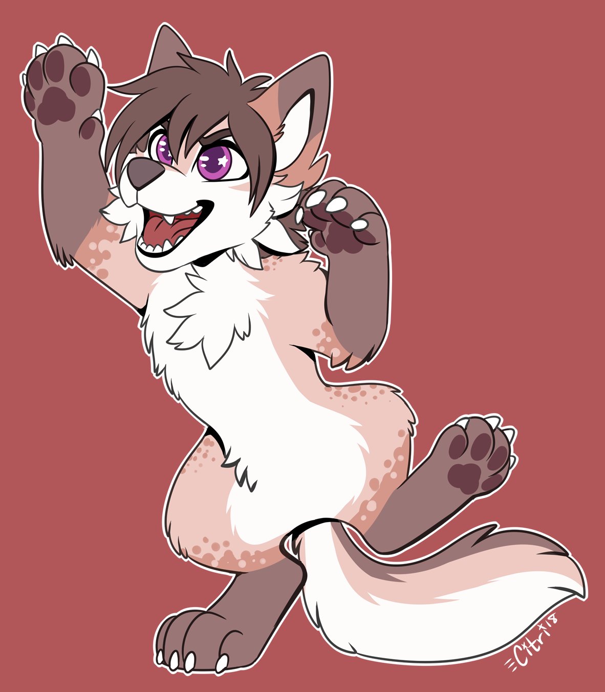 The Big ImageBoard (TBIB) - 2018 black lips brown hair brown nose canid canine canis citrinelle ...