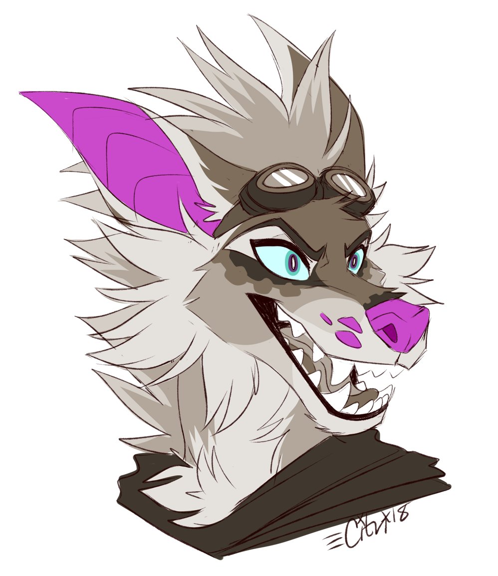 The Big Imageboard Tbib 2018 Anthro Black Lips Blue Eyes Canid