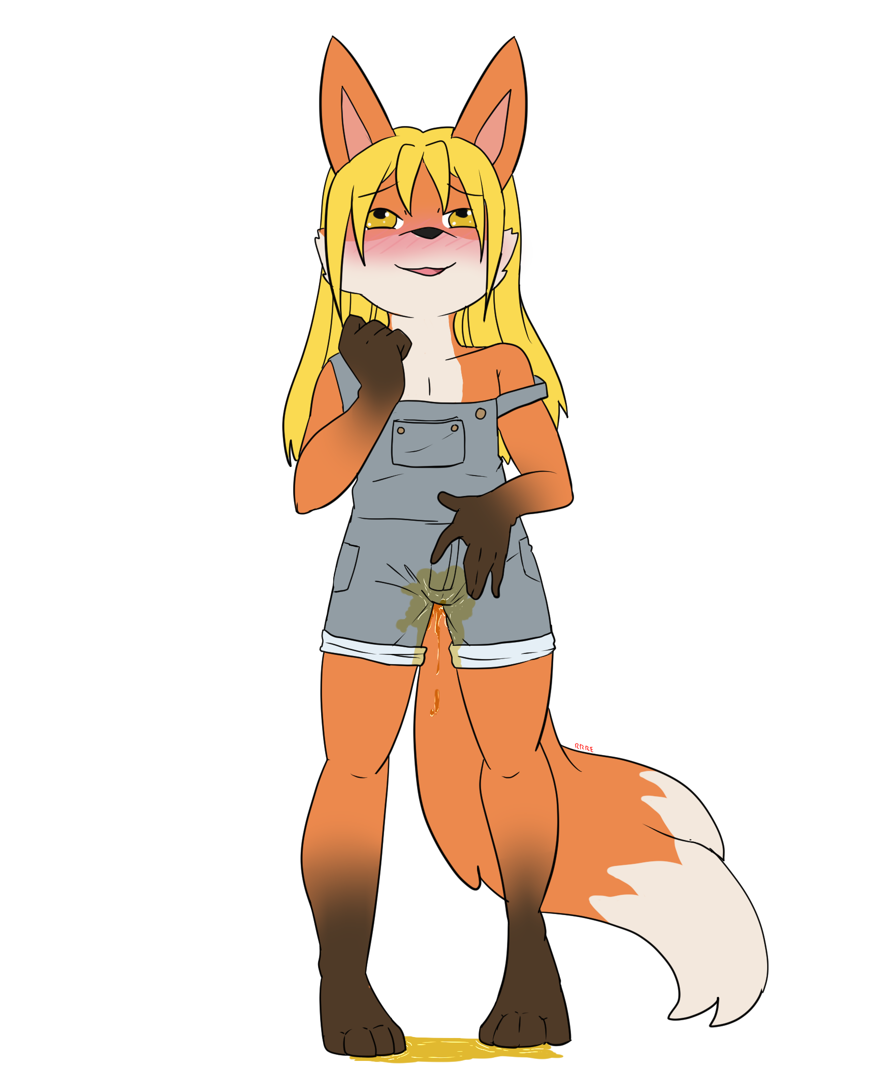 The Big Imageboard Tbib 2019 Anthro Blonde Hair Blush Bodily Fluids