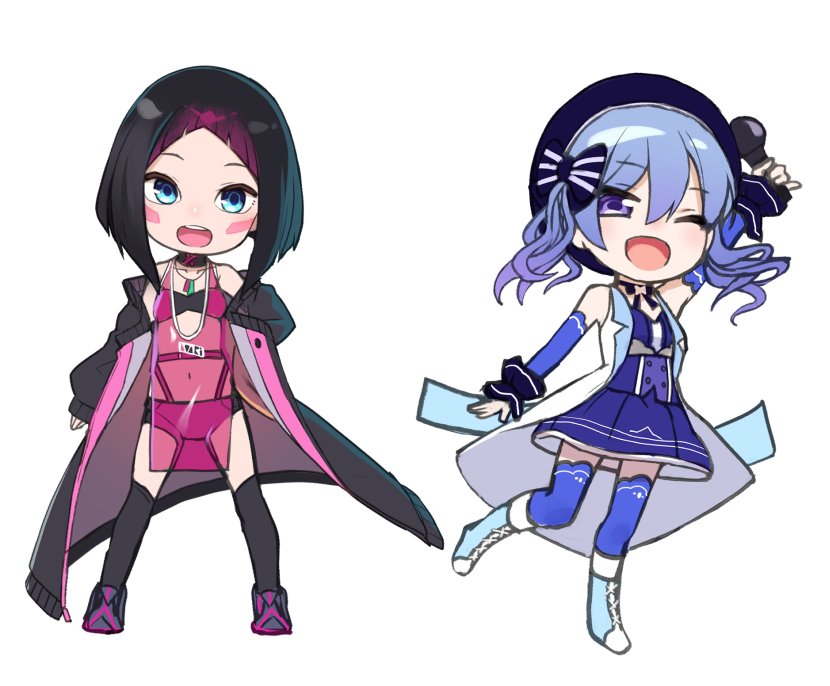 The Big ImageBoard (TBIB) - 2girls azki (2nd costume) (hololive) azki ...
