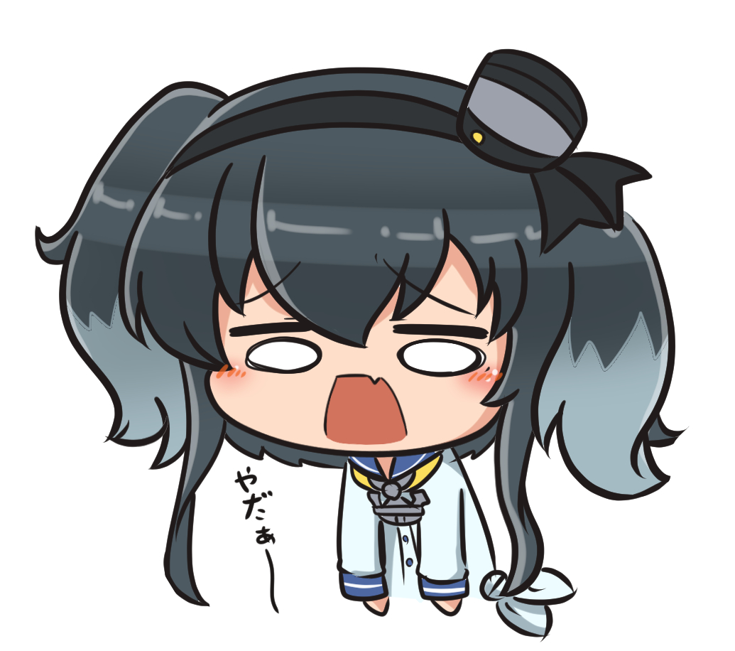 The Big ImageBoard (TBIB) - 1girl anchor asimo953 black hair blush ...