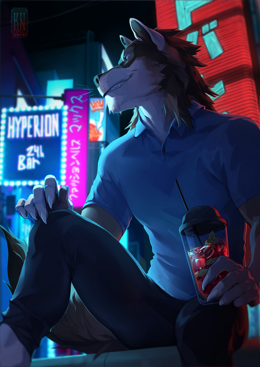The Big ImageBoard (TBIB) - 2019 5 fingers anthro beverage blue eyes canid canine canis detailed ...