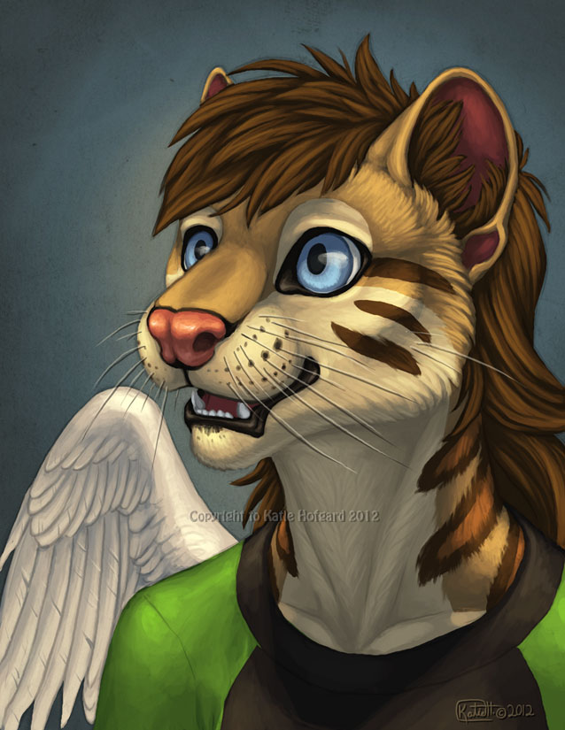 The Big ImageBoard (TBIB) - 2012 ambiguous gender anthro black lips blue eyes brown hair digital ...