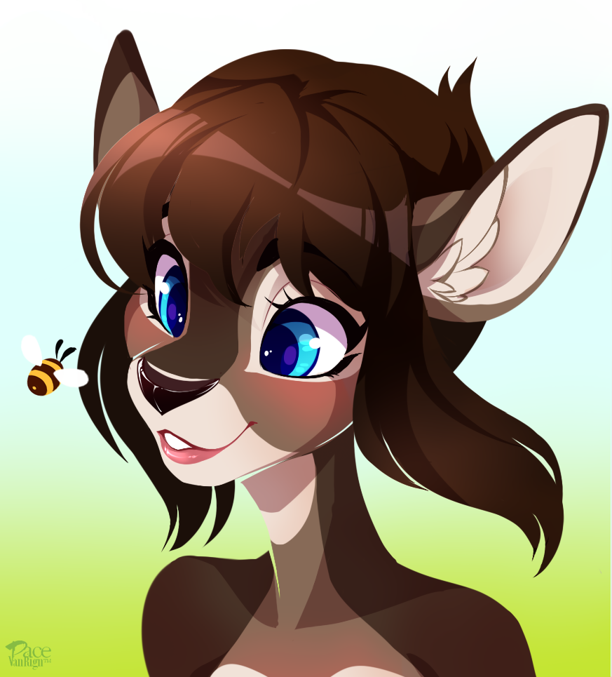 The Big ImageBoard (TBIB) - 2019 anthro arthropod bee blue eyes brown ...