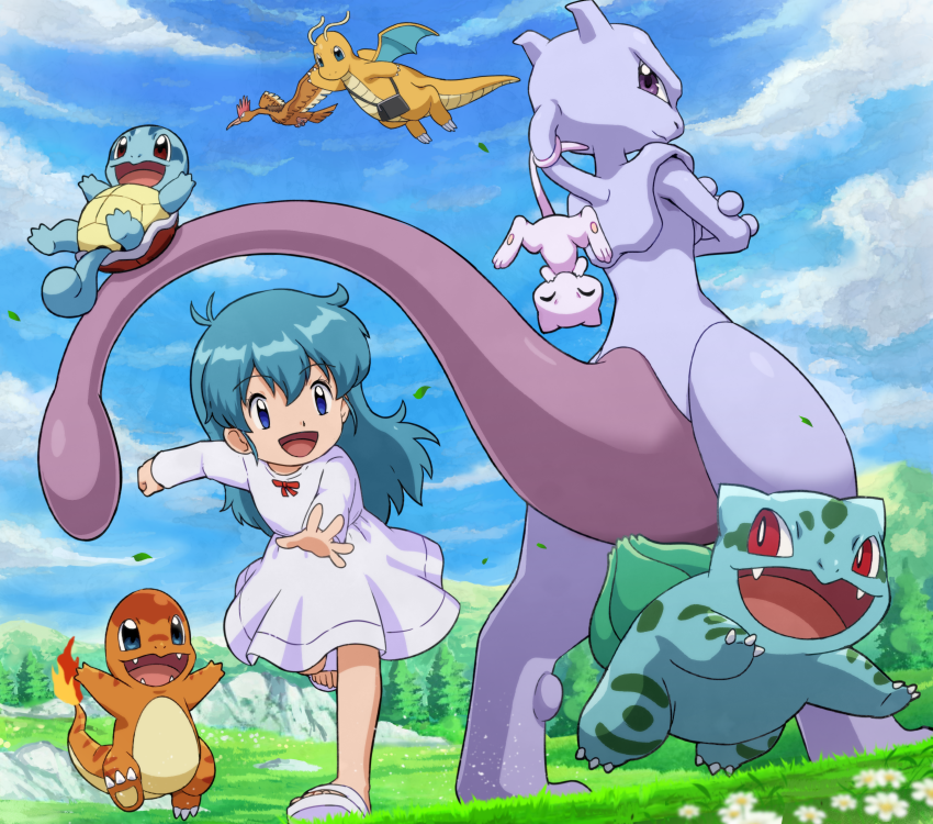 The Big ImageBoard (TBIB) - 1girl :d ambertwo (pokemon) aqua hair blue ...