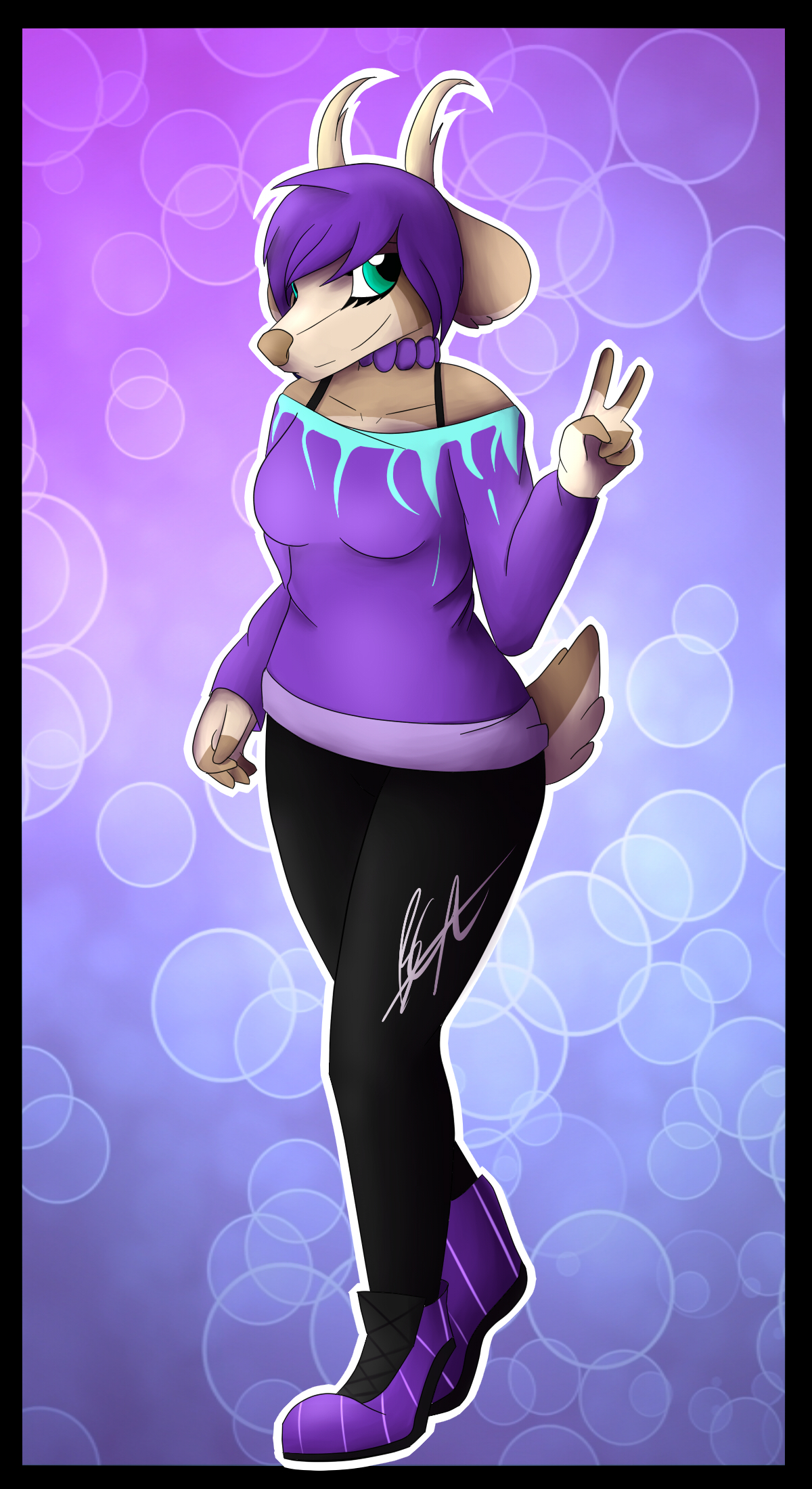 The Big ImageBoard (TBIB) - 2014 5 fingers antelope anthro bovid breasts clothed clothing ...