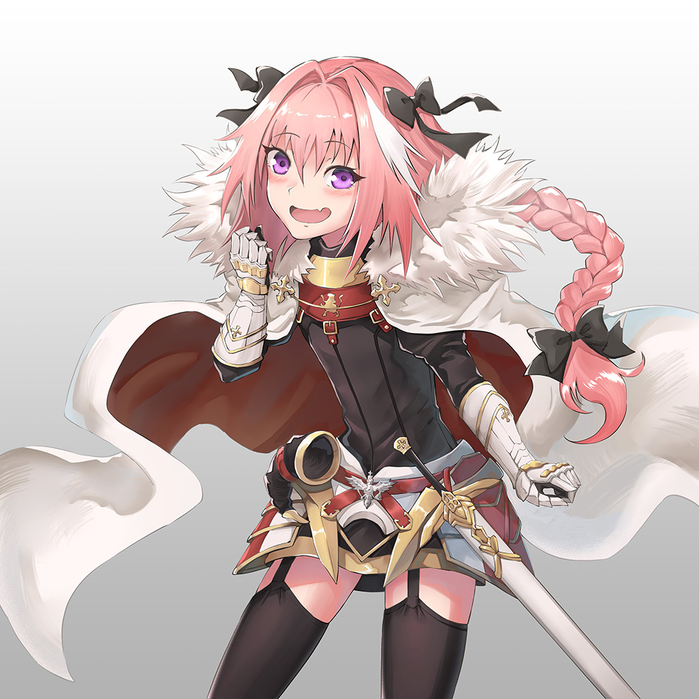 The Big ImageBoard (TBIB) - 1boy armor astolfo (fate) bangs black bow ...