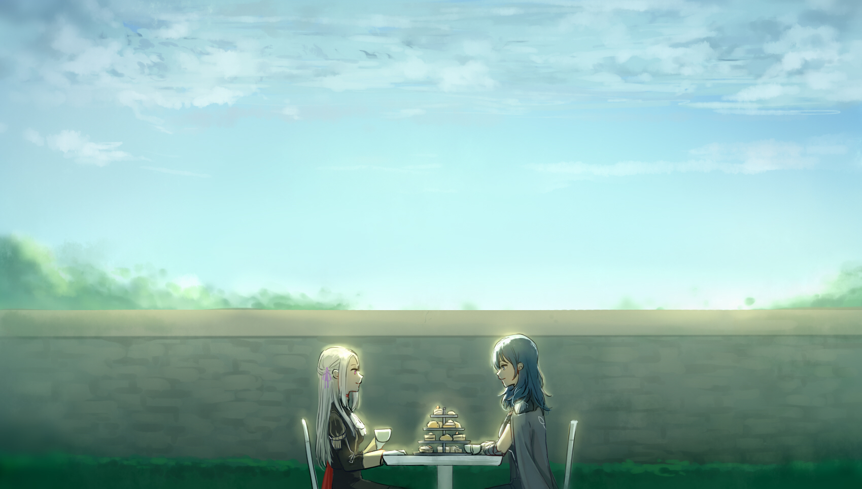 The Big ImageBoard (TBIB) - 2girls blue sky byleth (fire emblem) byleth ...