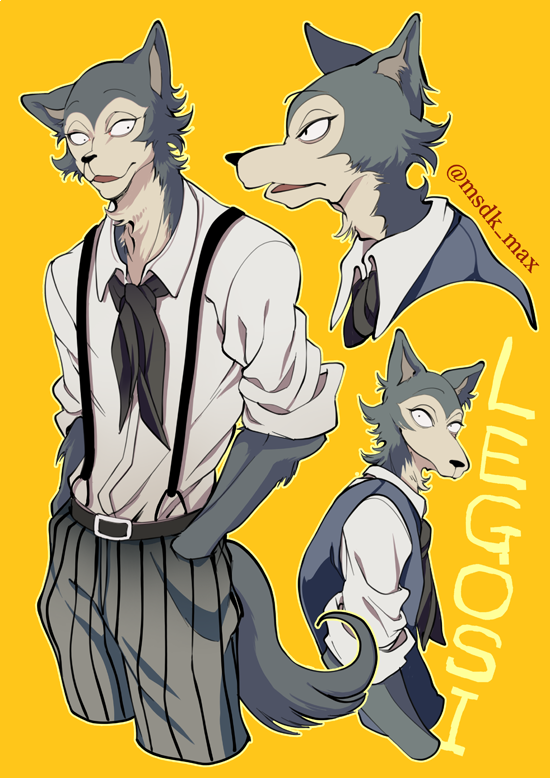 The Big ImageBoard (TBIB) - 1boy beastars belt body fur cherryton ...