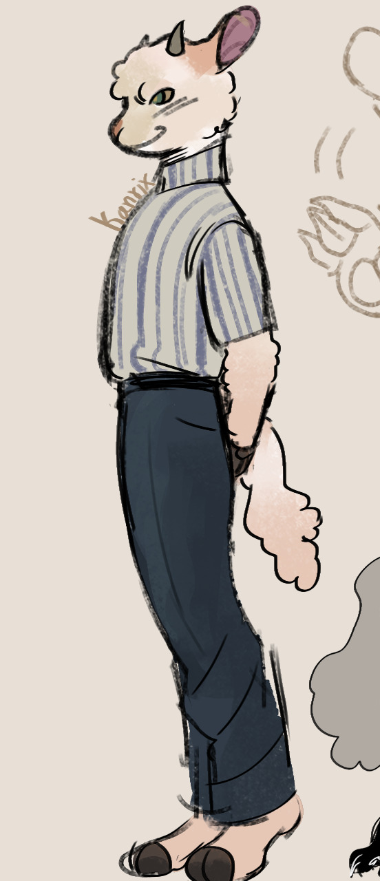 The Big ImageBoard (TBIB) - anthro bottomwear bovid caprine clothed clothing cloven hooves fully ...