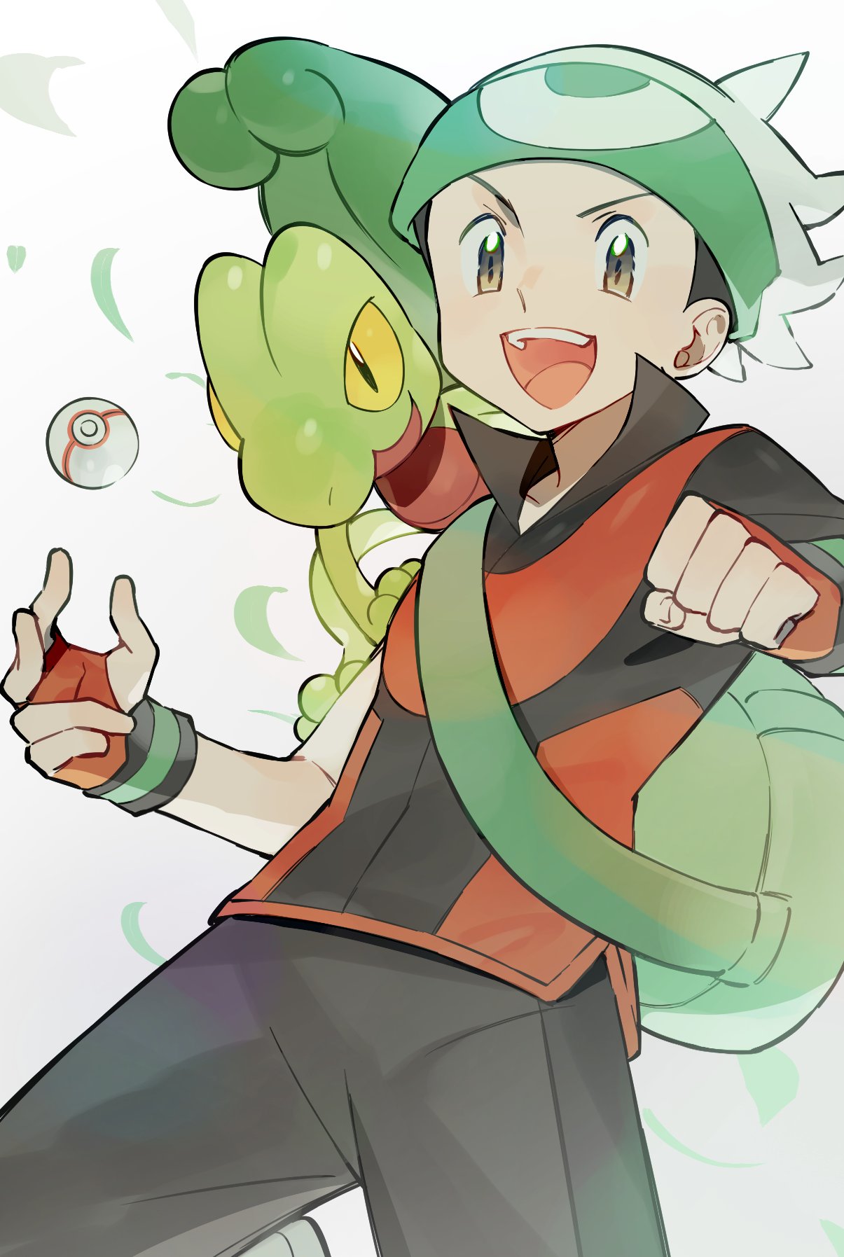 The Big ImageBoard (TBIB) - 1boy :d backpack bag beanie brendan ...