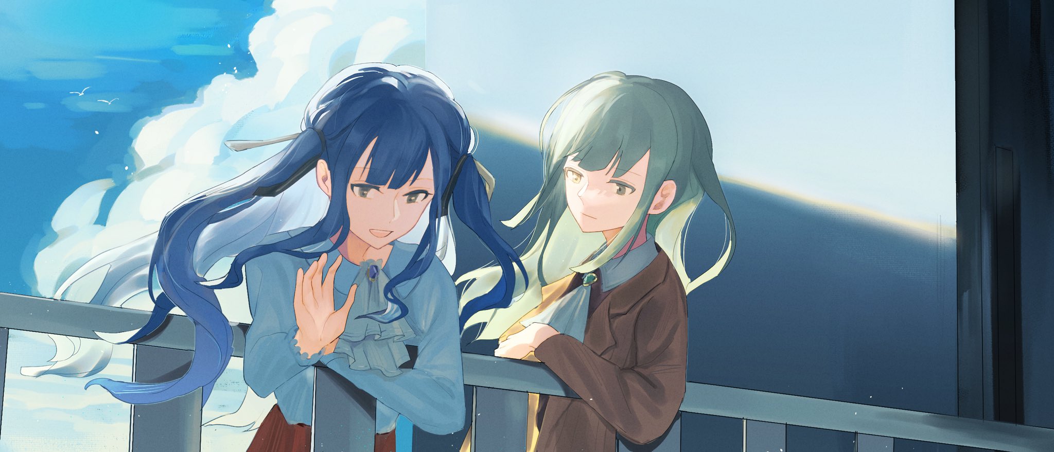 The Big ImageBoard (TBIB) - 2girls against railing ascot bang dream! bang dream! it's mygo ...