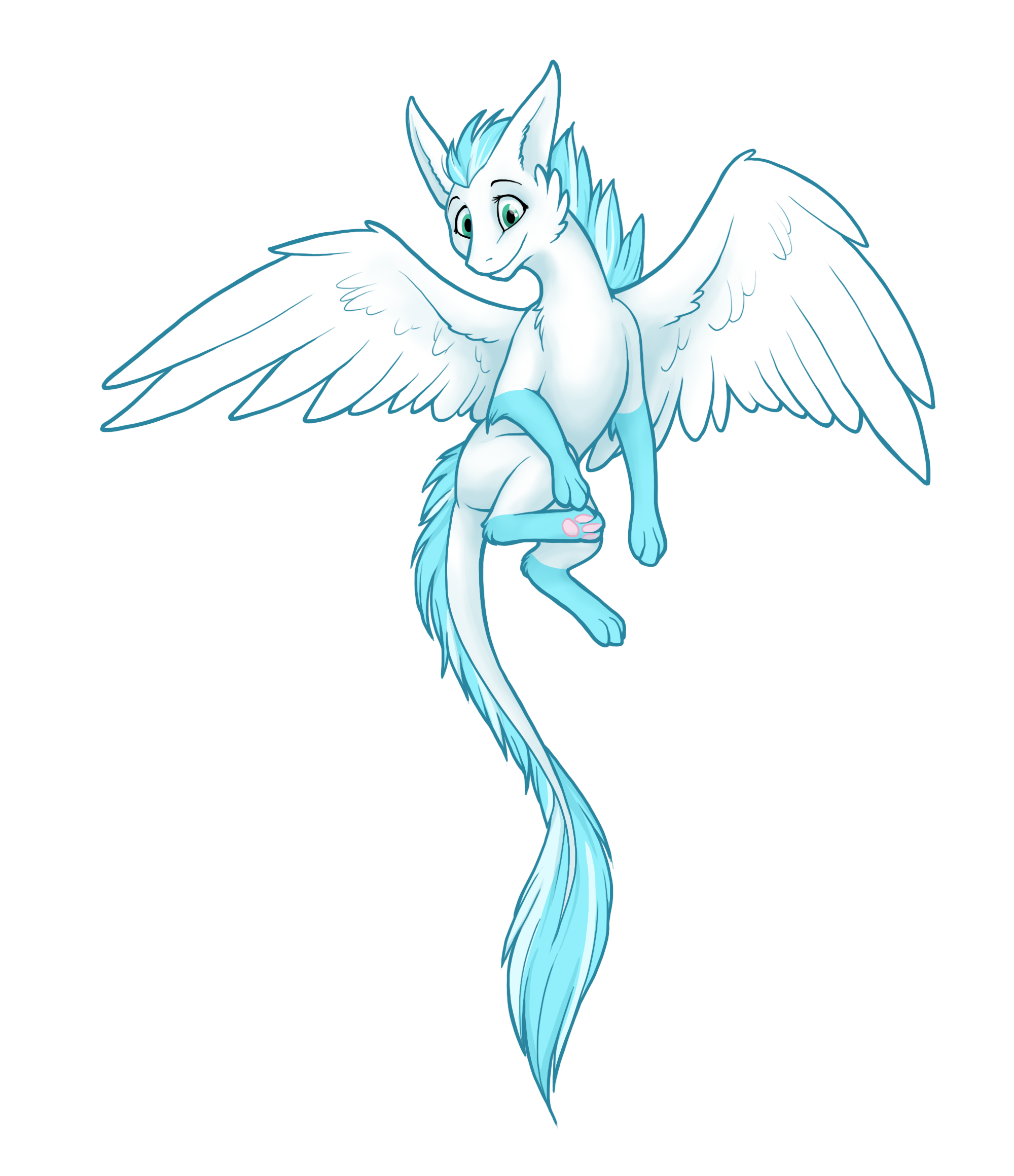 The Big ImageBoard (TBIB) - 2015 alpha channel ambiguous gender blue hair blue mane blue tail ...