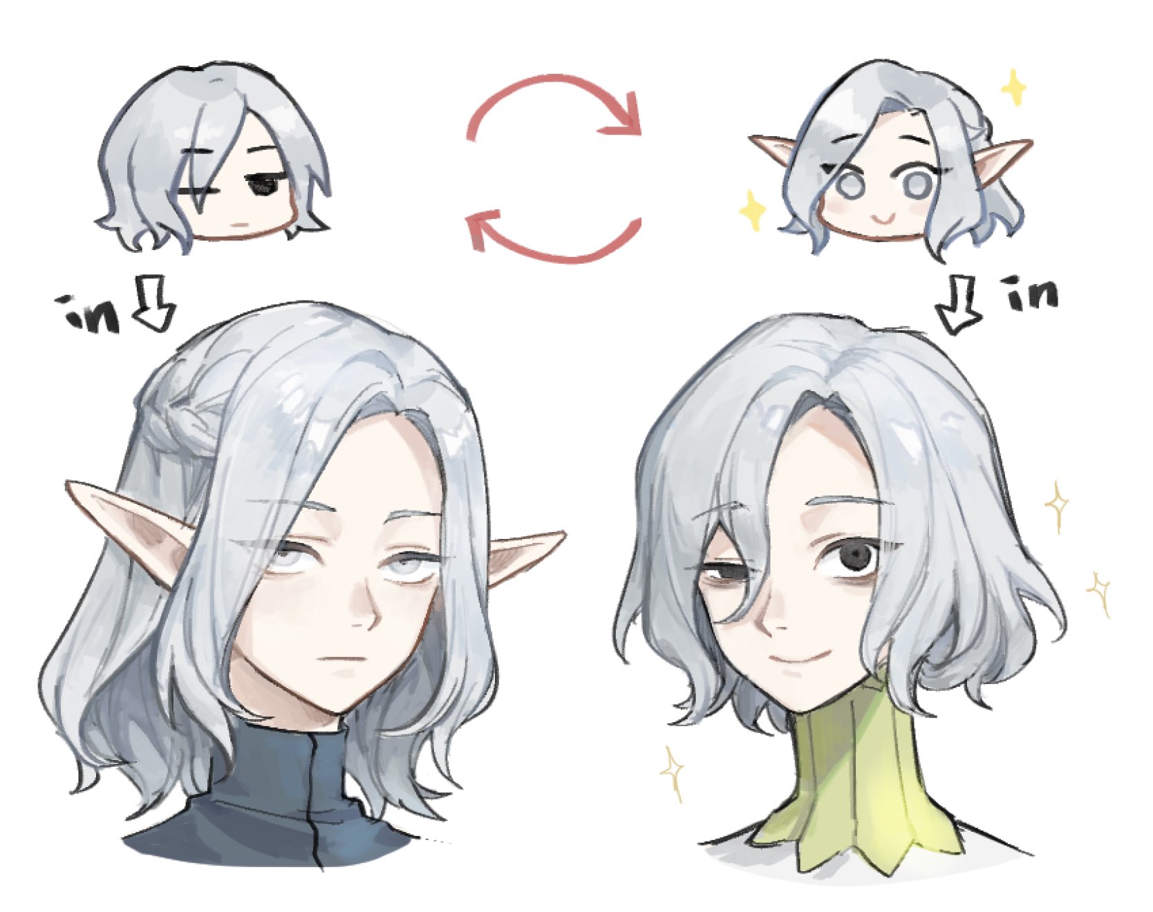 The Big ImageBoard (TBIB) - 2boys bags under eyes black eyes braid ...