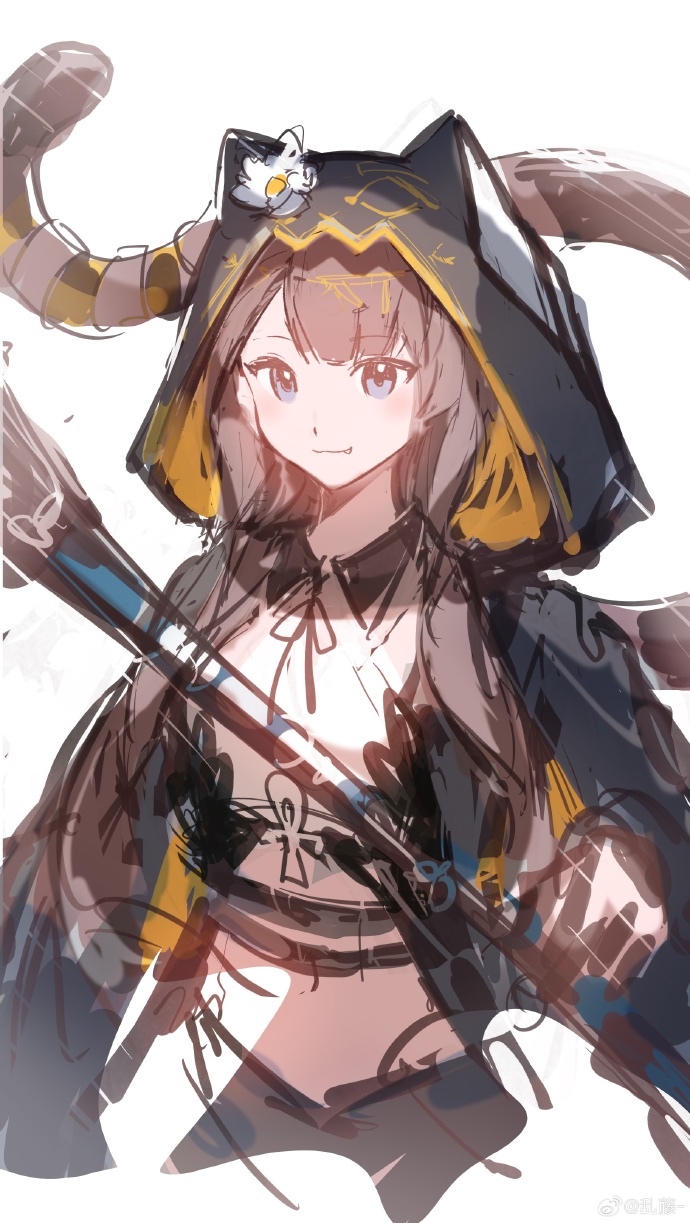 The Big ImageBoard (TBIB) - 1girl animal animal ears arknights bad source cat cat ears highres ...